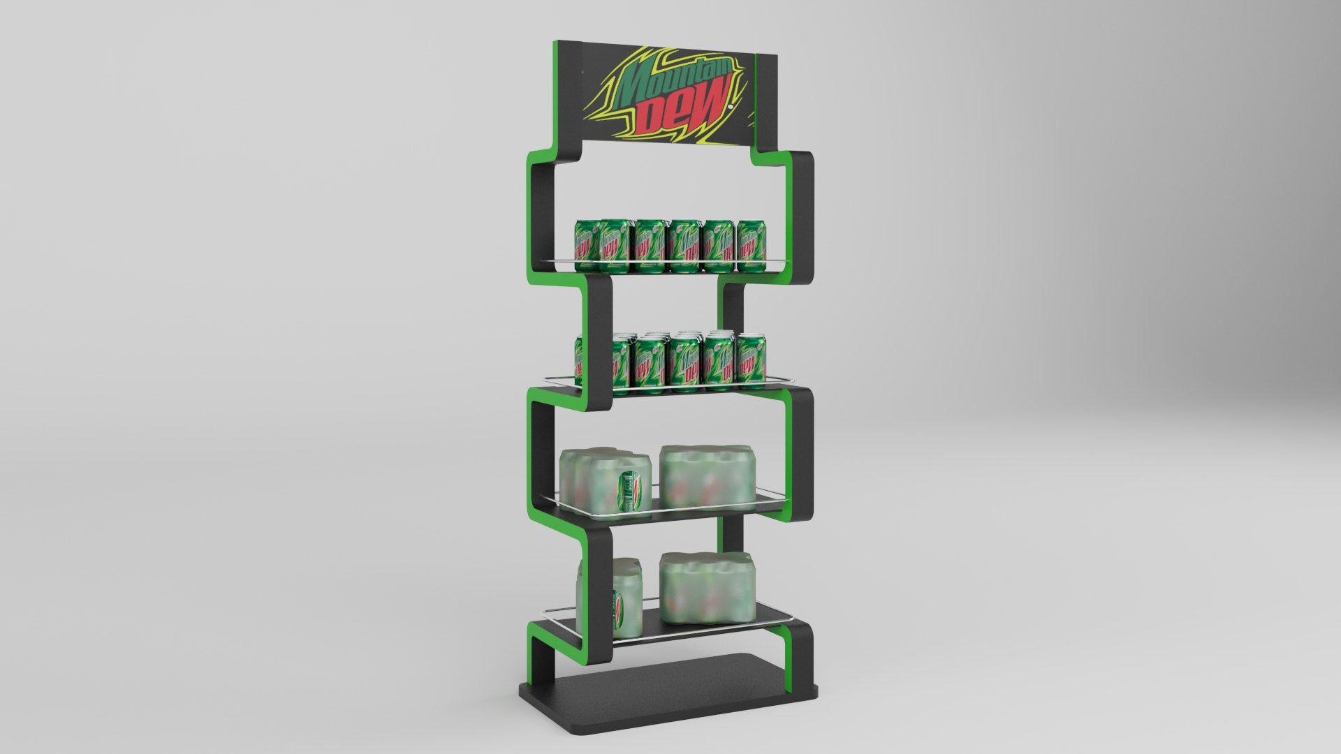 Shelves Display Model - TurboSquid 2129874