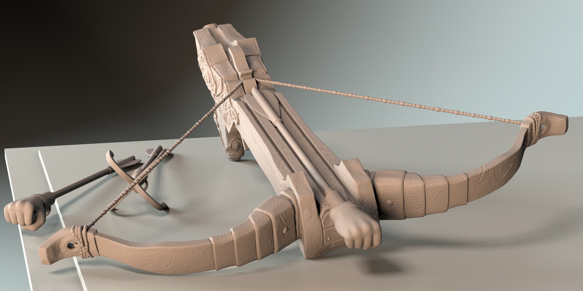 3D Crossbow Model Model - TurboSquid 1880600