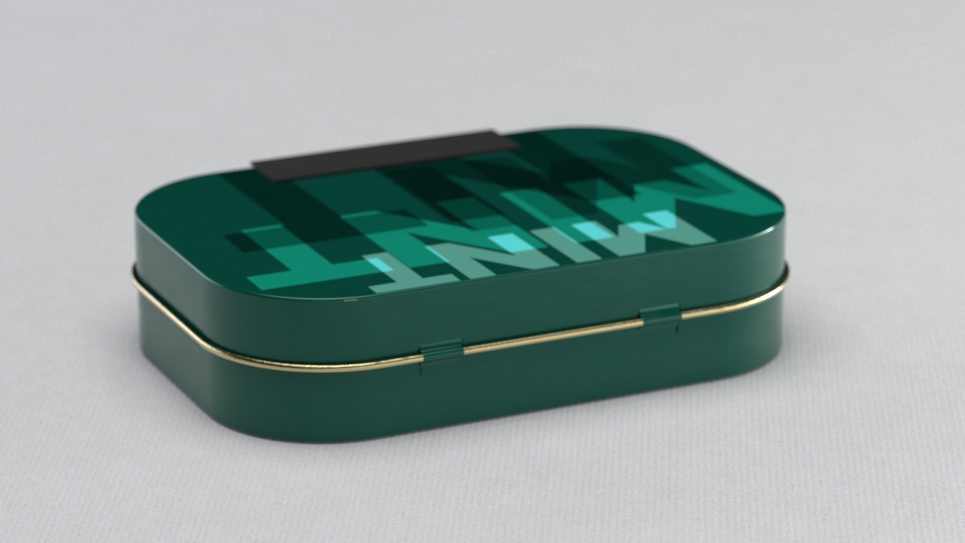 Peppermint Tin Packaging 3D - TurboSquid 1859942