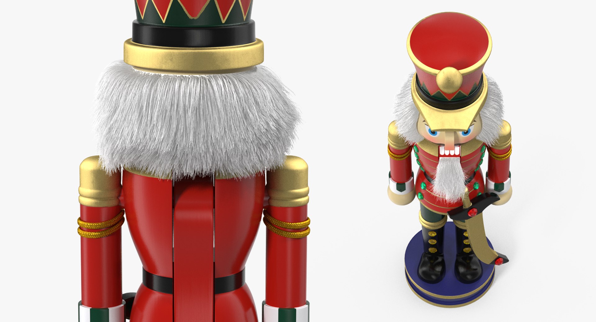 Wooden Nutcracker 3D Model - TurboSquid 1292897