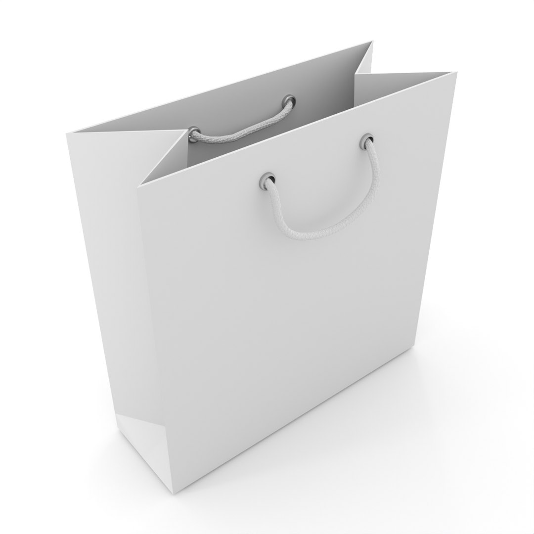 Paper Shopping Bag 3D Model - TurboSquid 1988055