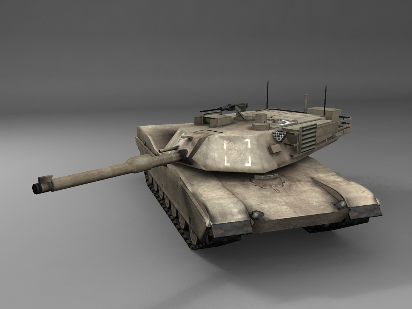 M1a2 Abrams Tank 3d Obj