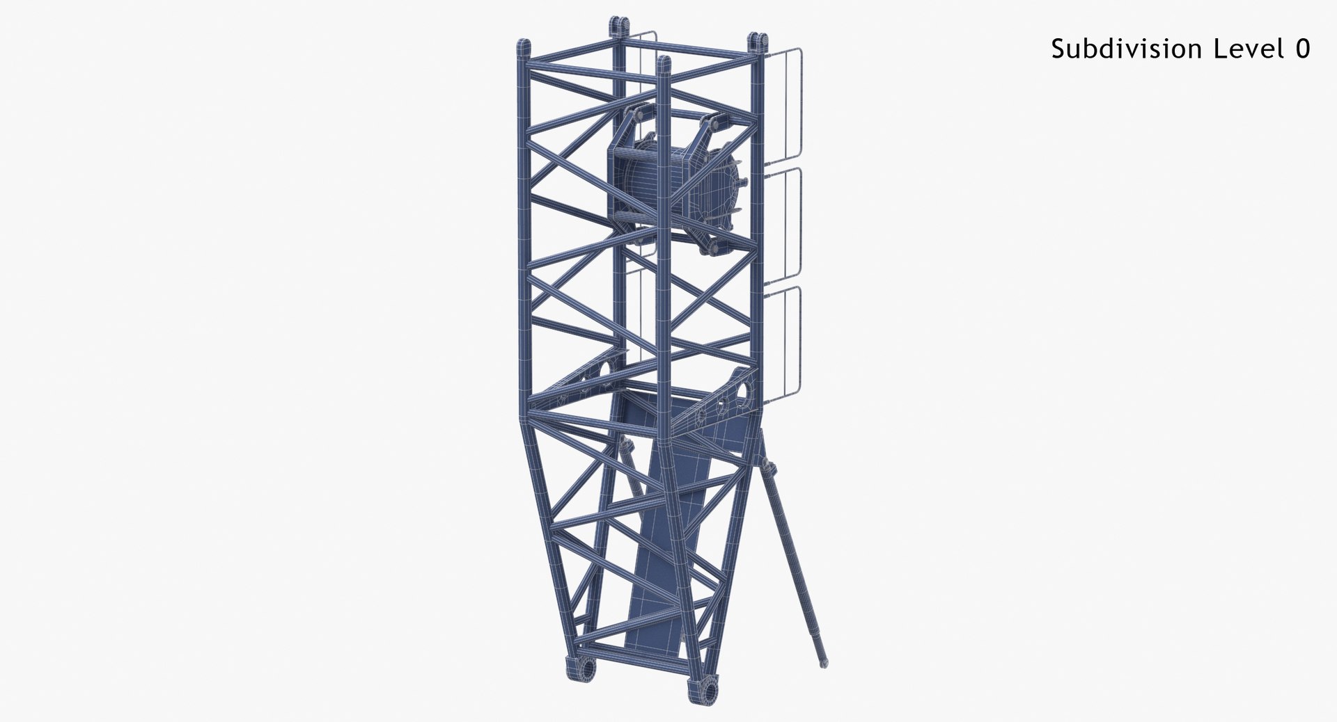 3D Crane S Pivot Section Model - TurboSquid 1692496