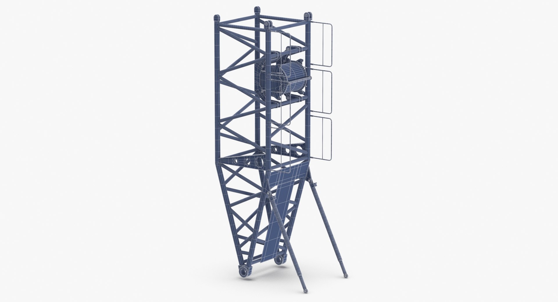 3D Crane S Pivot Section Model - TurboSquid 1692496