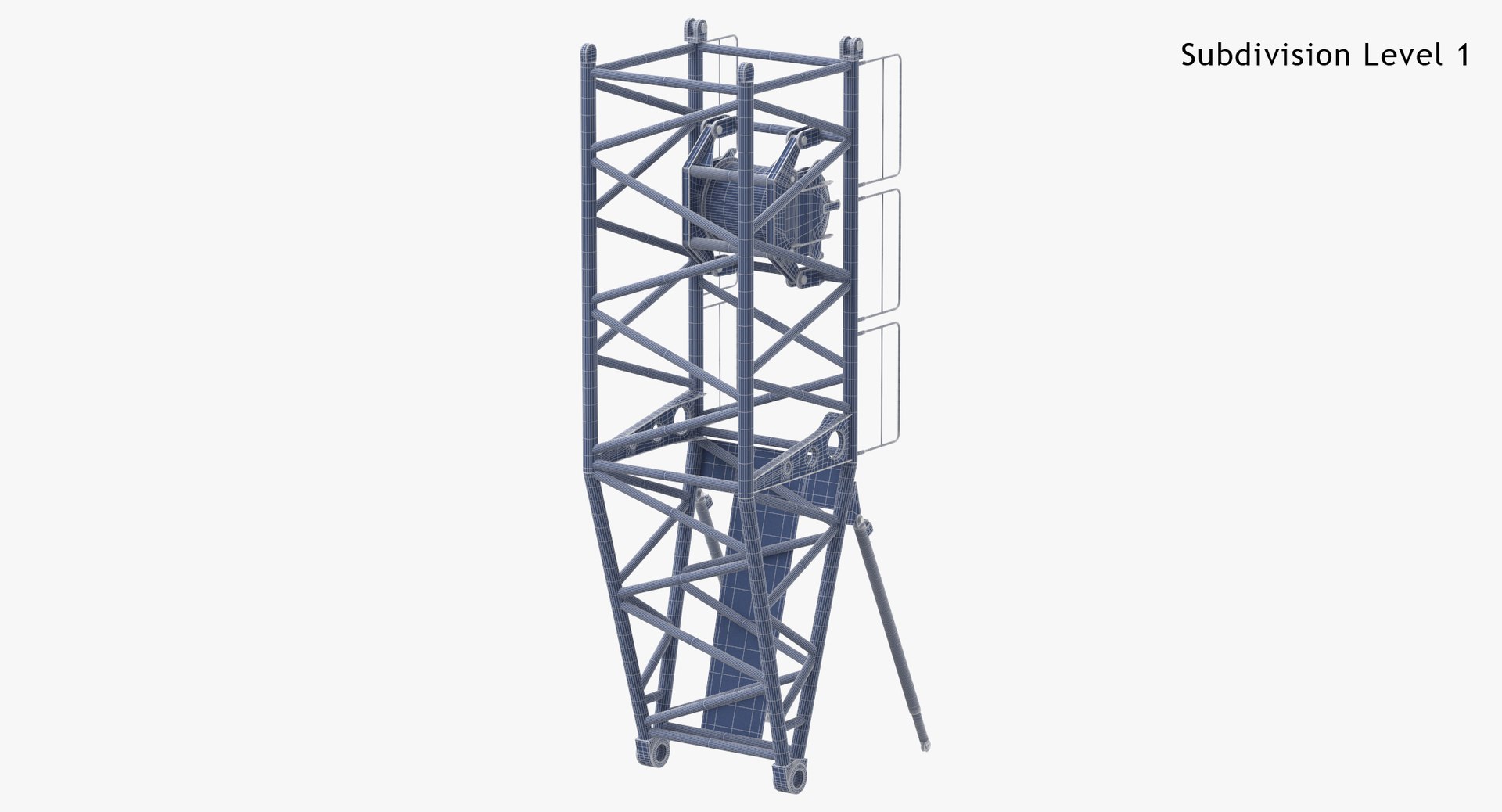 3D Crane S Pivot Section Model - TurboSquid 1692496