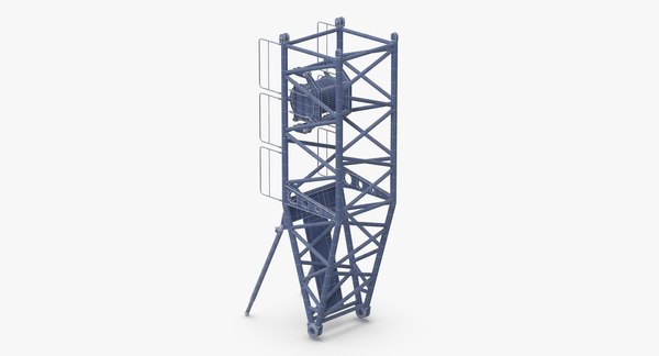 3D crane s pivot section model - TurboSquid 1692496