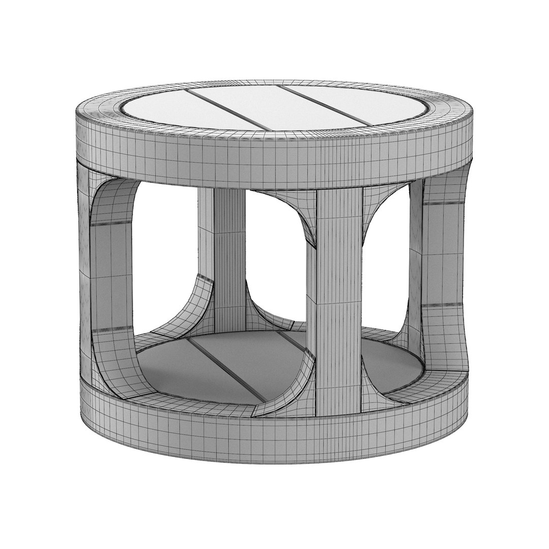 CASSALE ROUND SIDE TABLE 3D Model - TurboSquid 1935692
