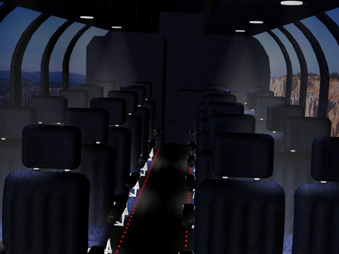 3d Bus Airplane Seat