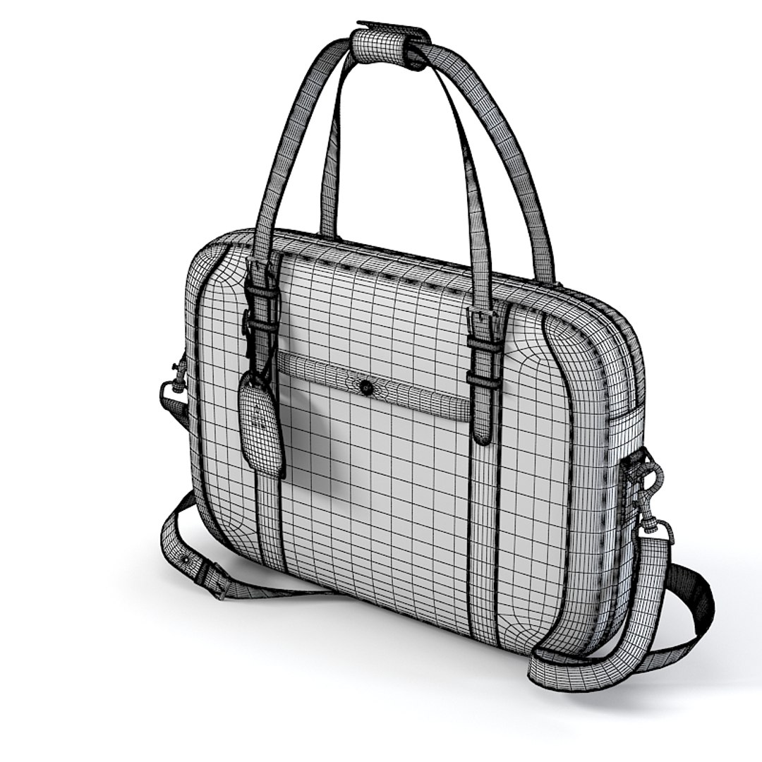 3d model gucci diamante briefcase