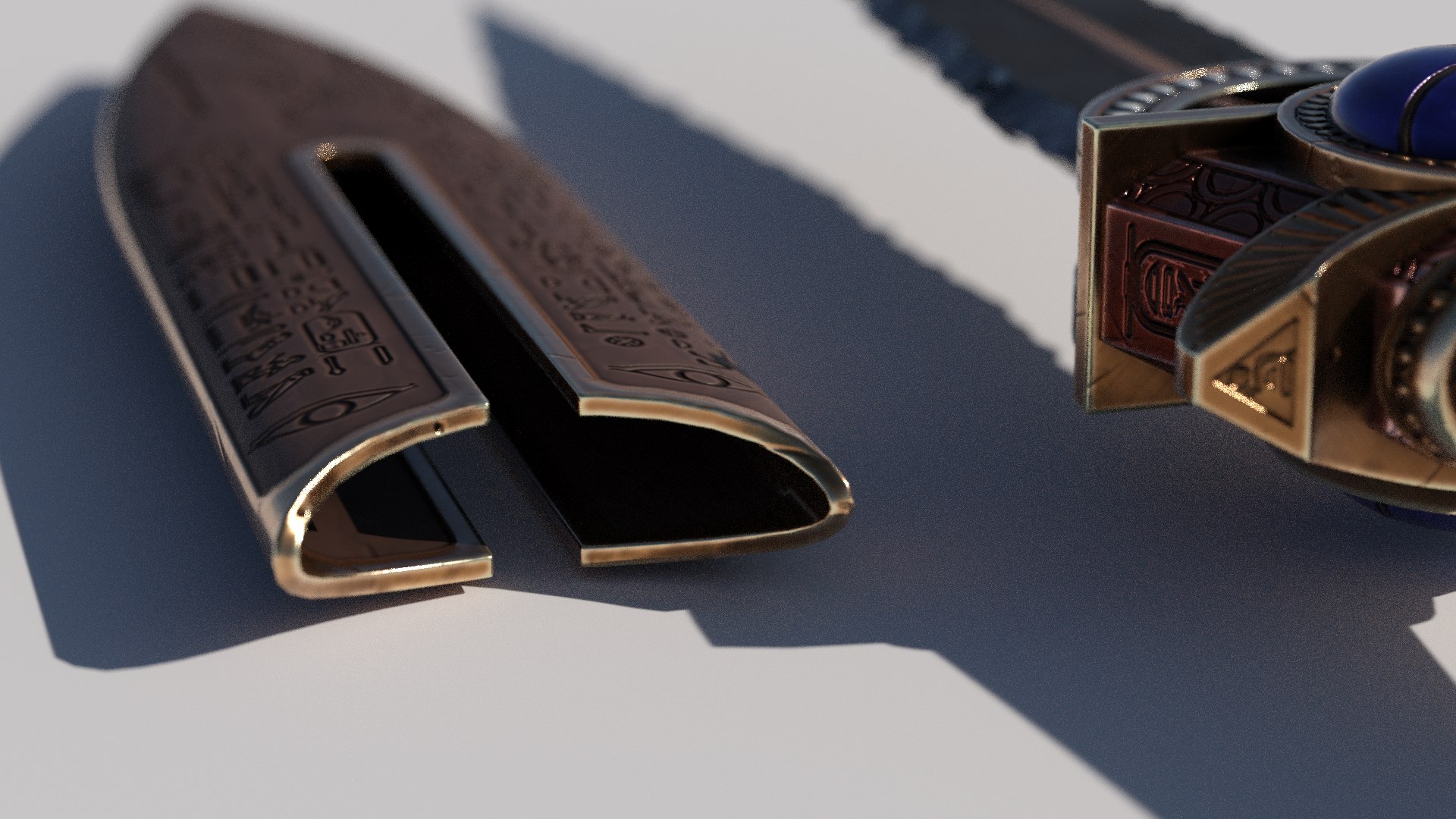 OB 02 Egyptian Necromancer Kit - 02 - Flintstone Dagger Model ...