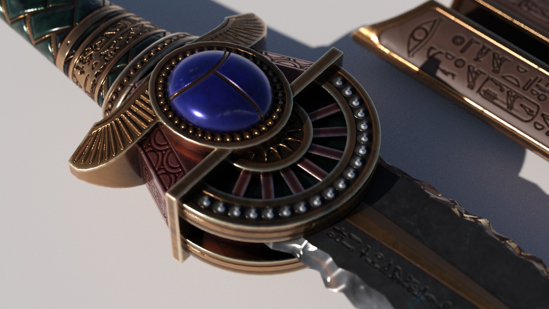 OB 02 Egyptian Necromancer Kit - 02 - Flintstone Dagger Model ...