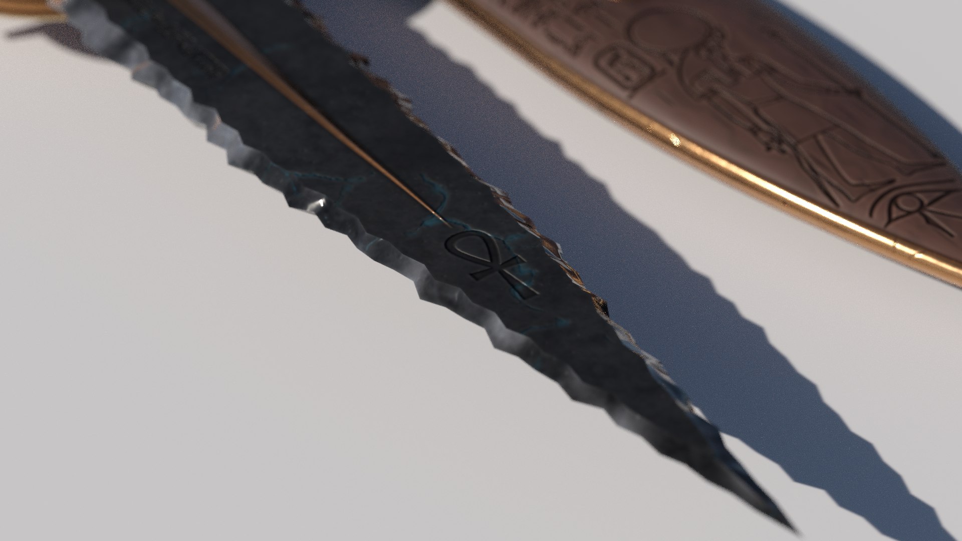 OB 02 Egyptian Necromancer Kit - 02 - Flintstone Dagger Model ...