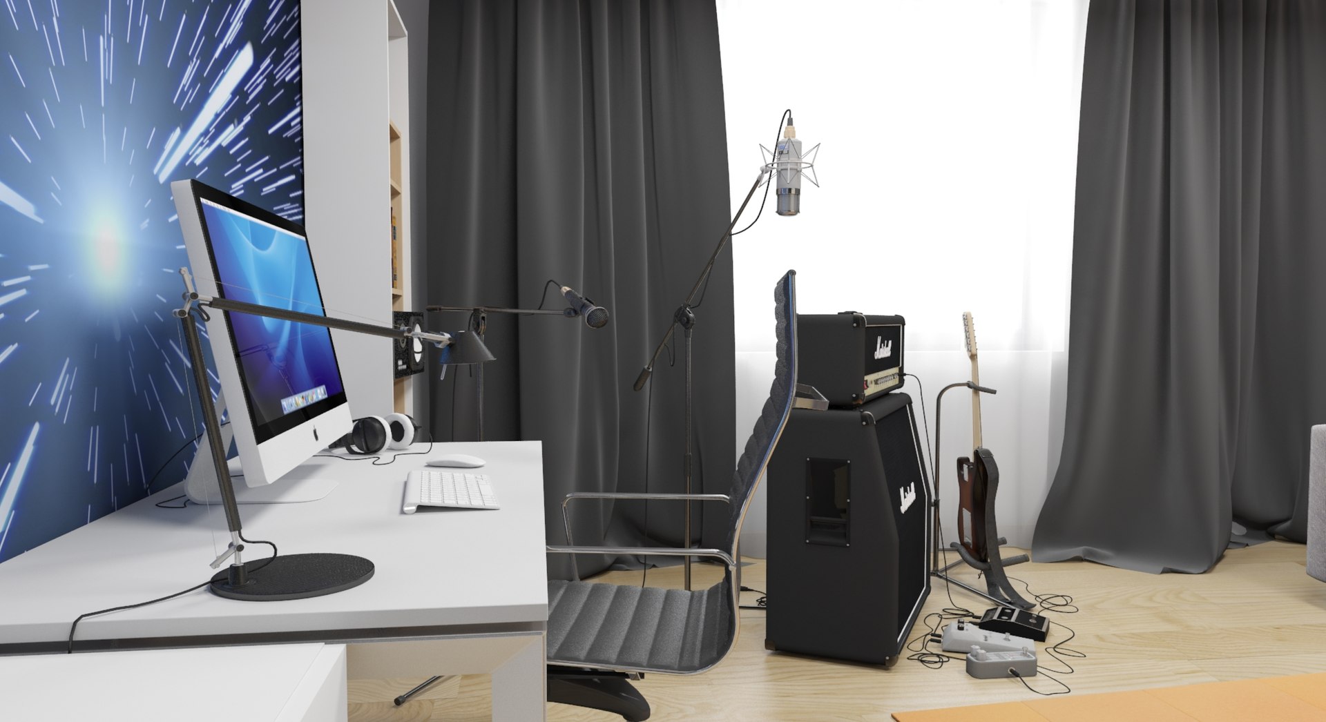 3D Youtuber Room Interior - TurboSquid 1663478