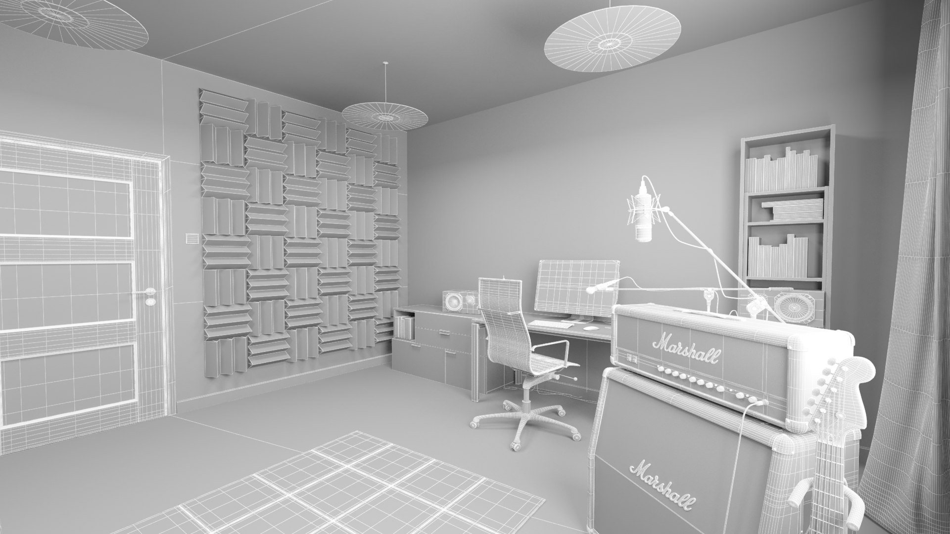 3D Youtuber Room Interior - TurboSquid 1663478