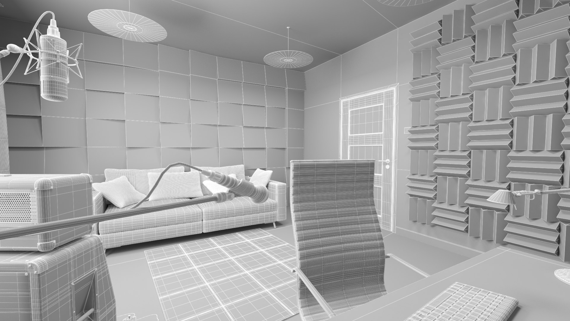3D Youtuber Room Interior - TurboSquid 1663478