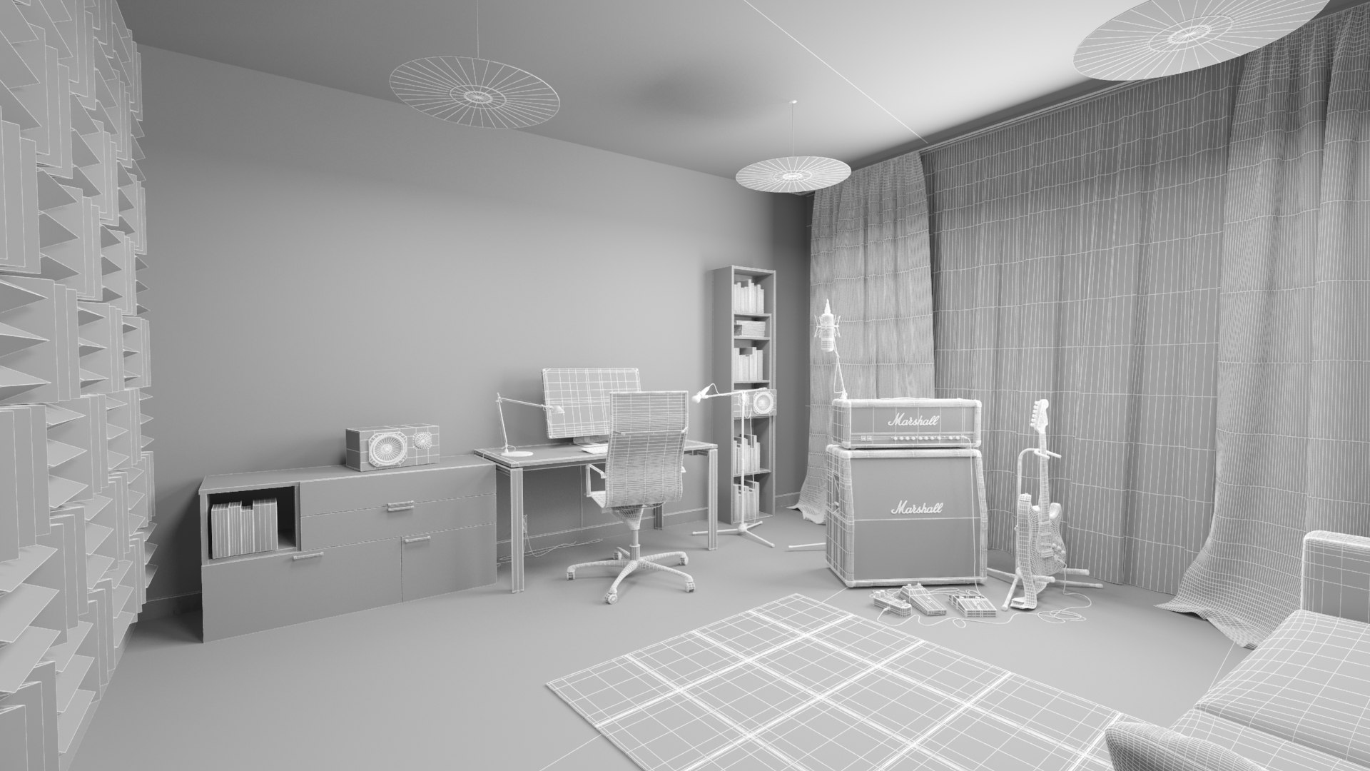 3D Youtuber Room Interior - TurboSquid 1663478