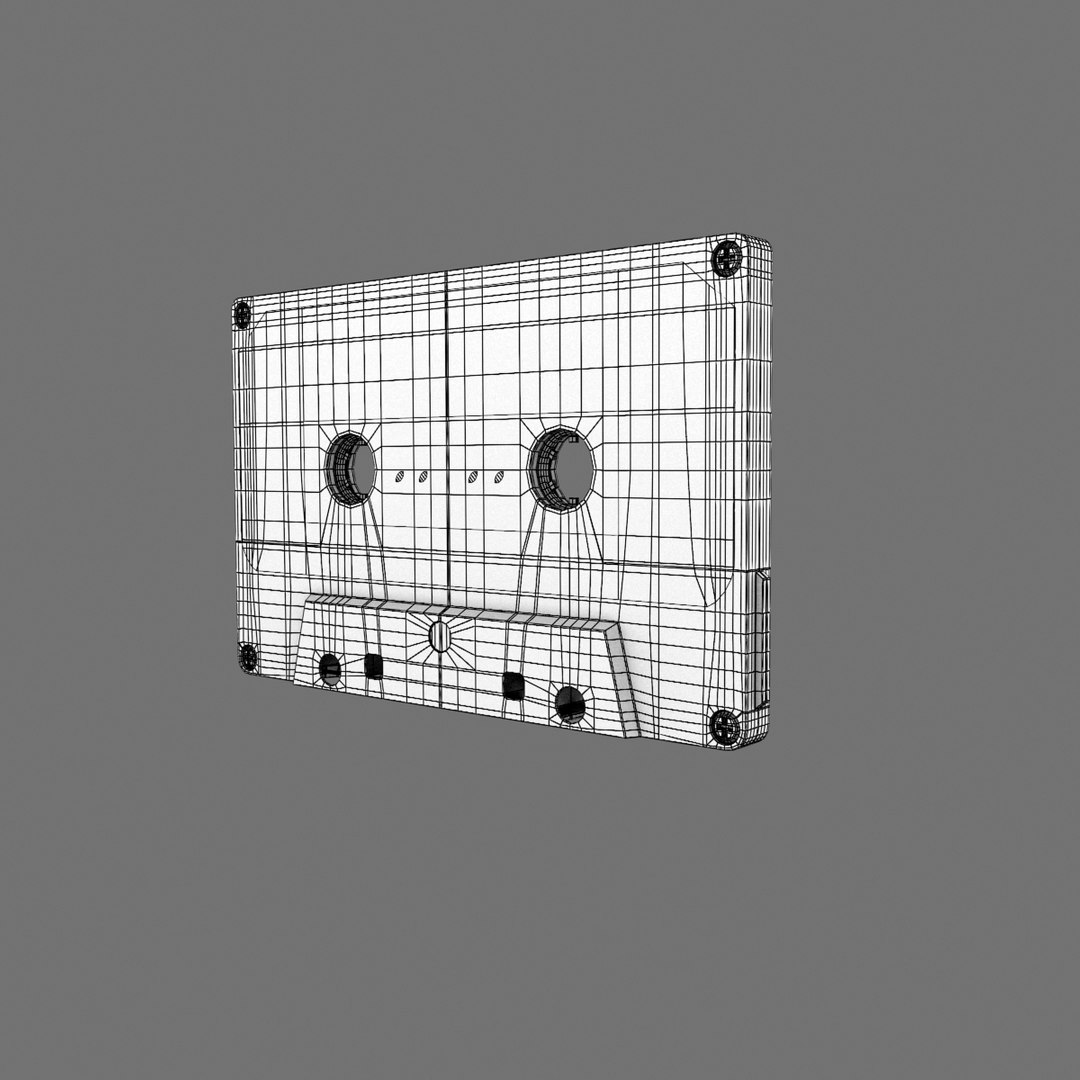 Cassette Tape 3d Model
