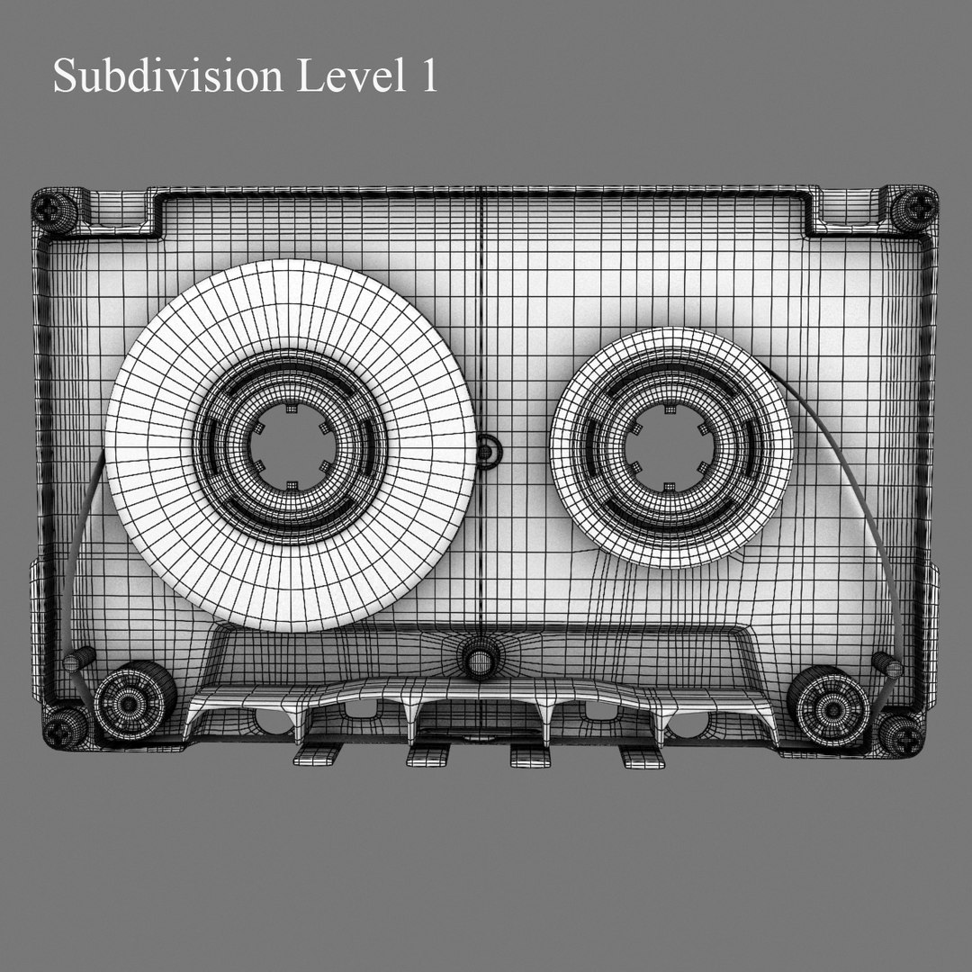 Cassette Tape 3d Model