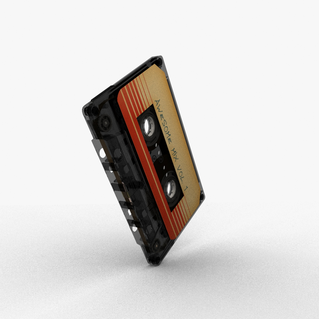 Cassette Tape 3d Model