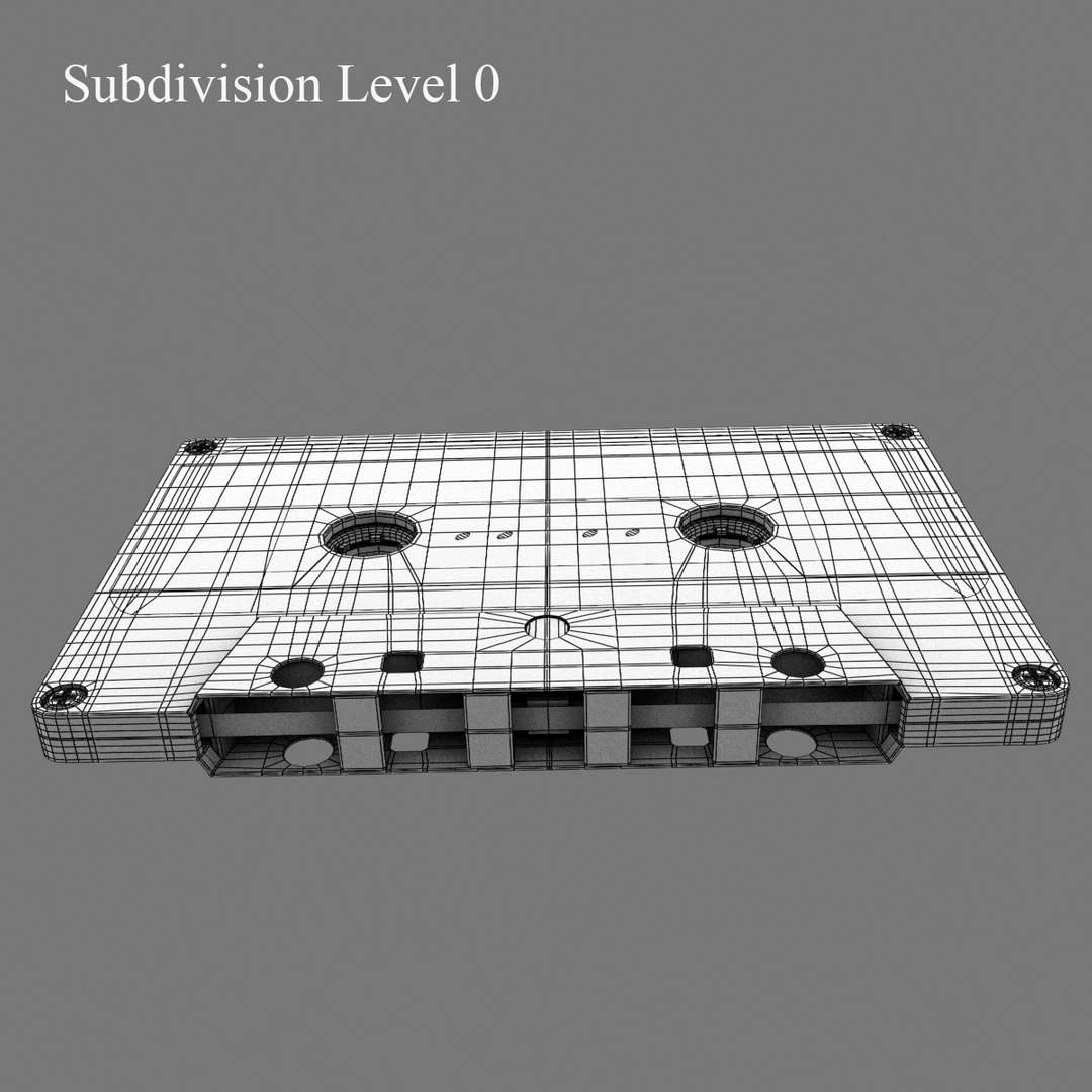 Cassette Tape 3d Model