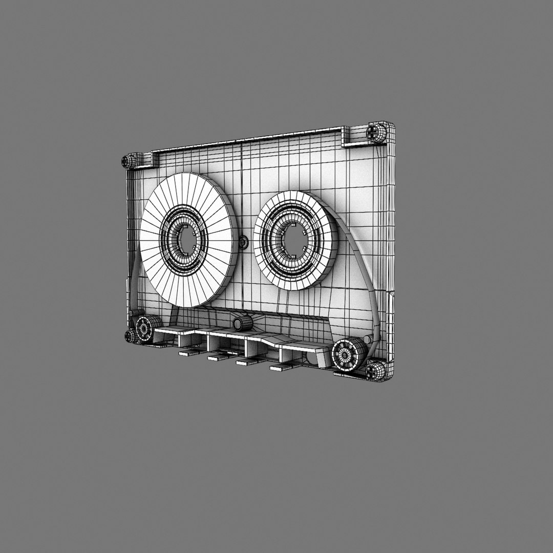 Cassette Tape 3d Model