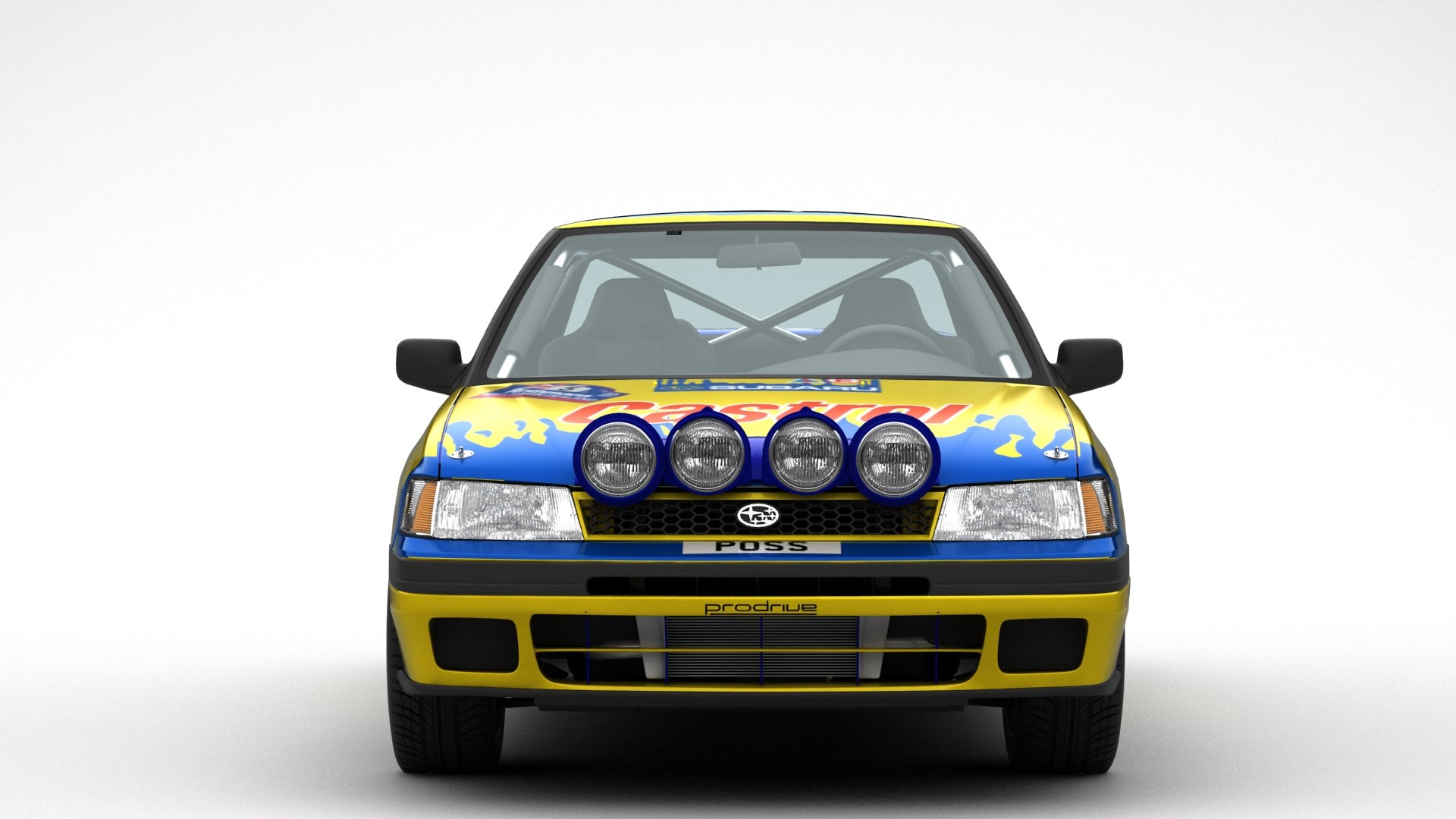 3D Subaru Legacy RS Rally 1992 Model - TurboSquid 2011544