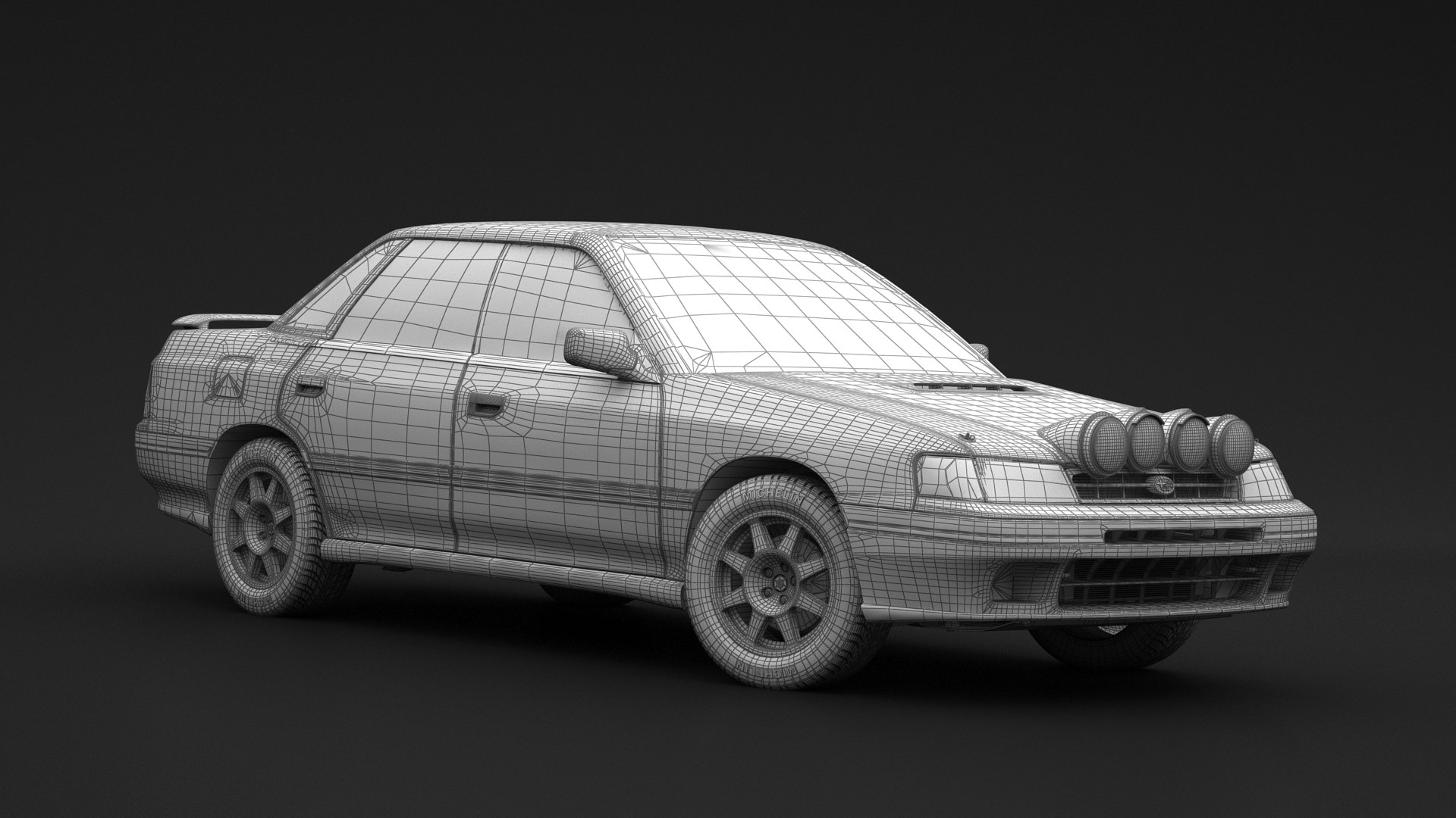 3D Subaru Legacy RS Rally 1992 Model - TurboSquid 2011544