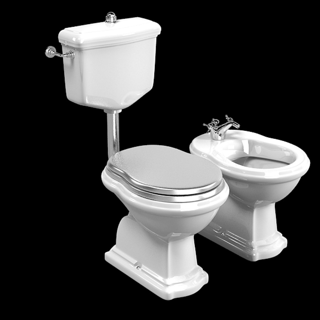 3d Model Of Lineatre Lady Toilet
