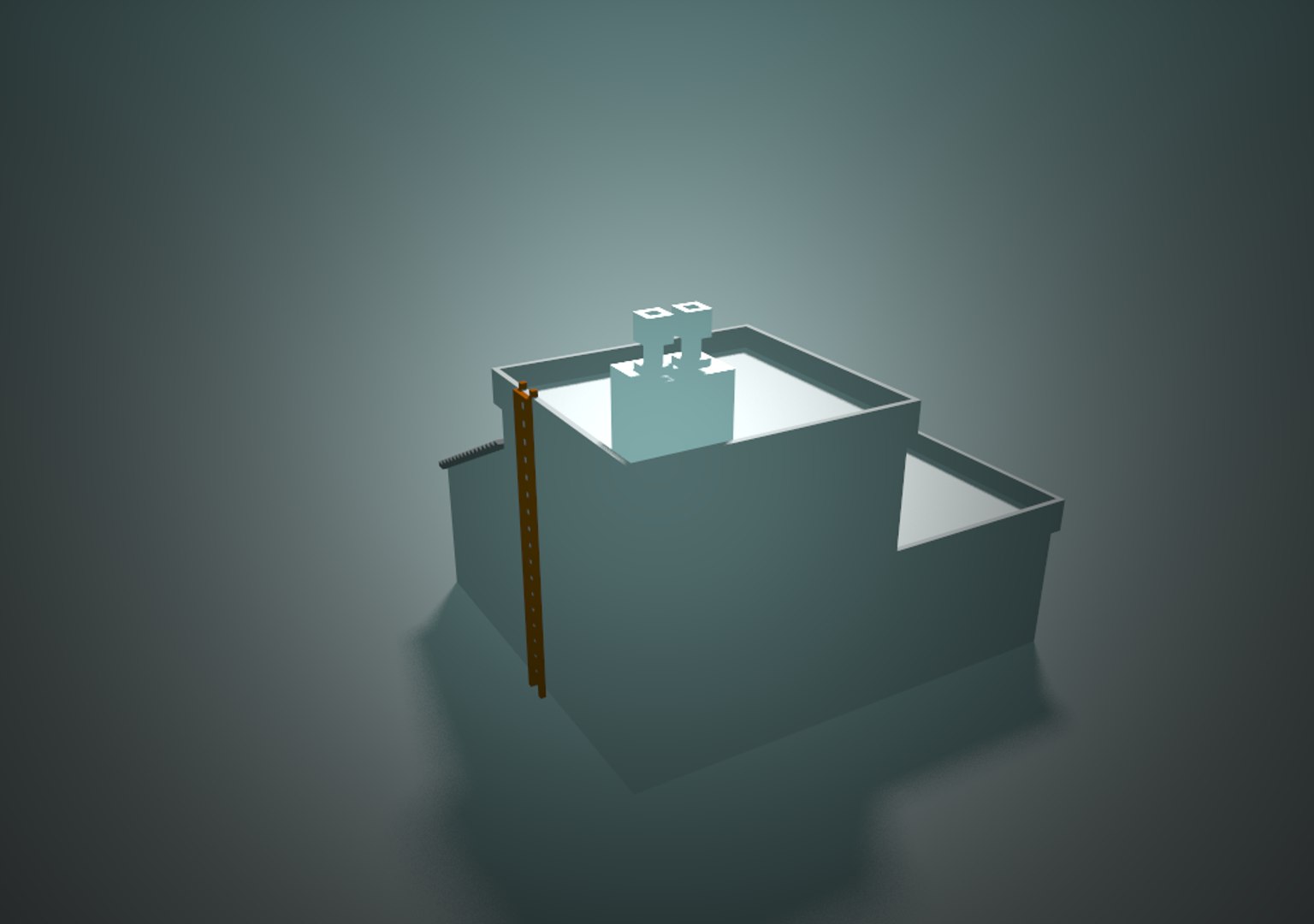 Factory voxel low-poly 3D - TurboSquid 1270282