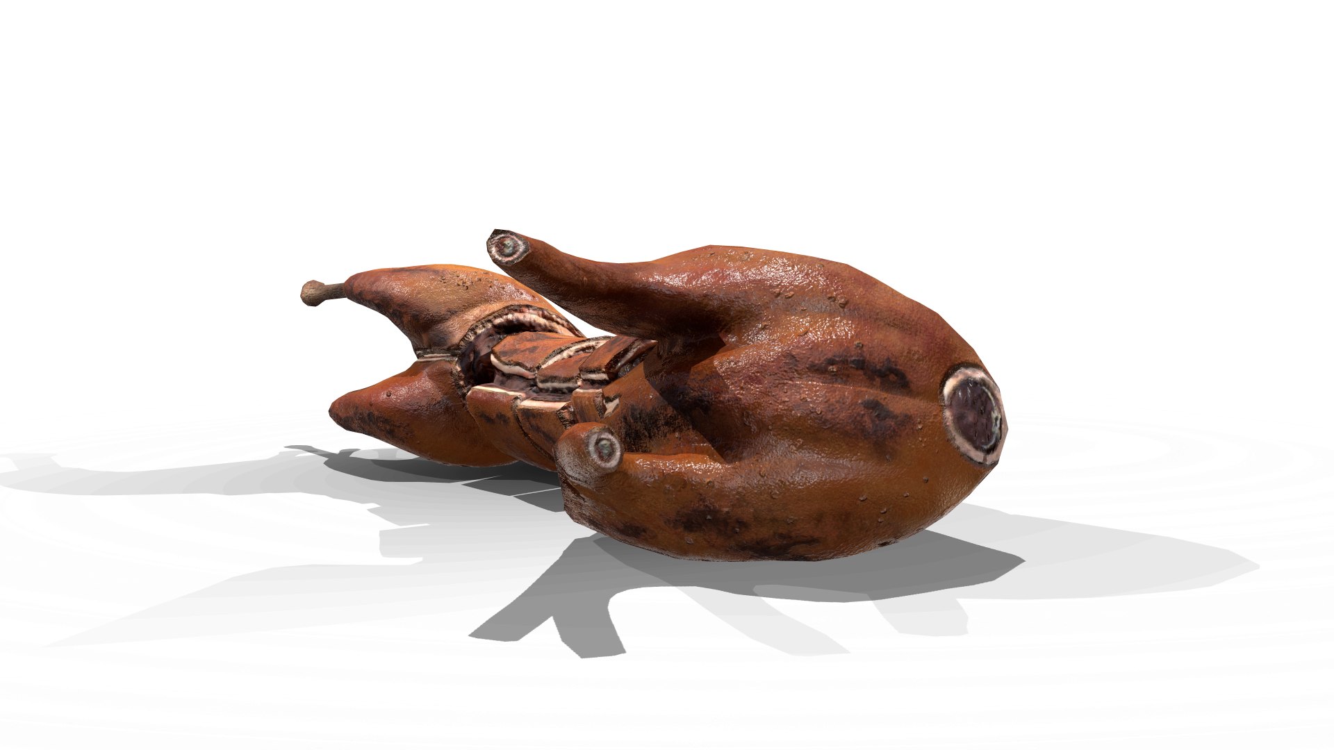 3D Rabbit Roasting Model - TurboSquid 2084118