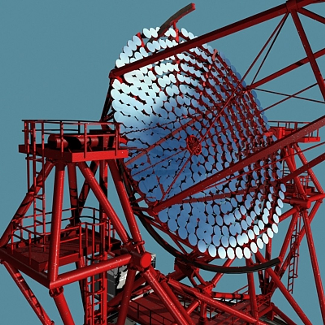 Satellite Telescope 3d Model