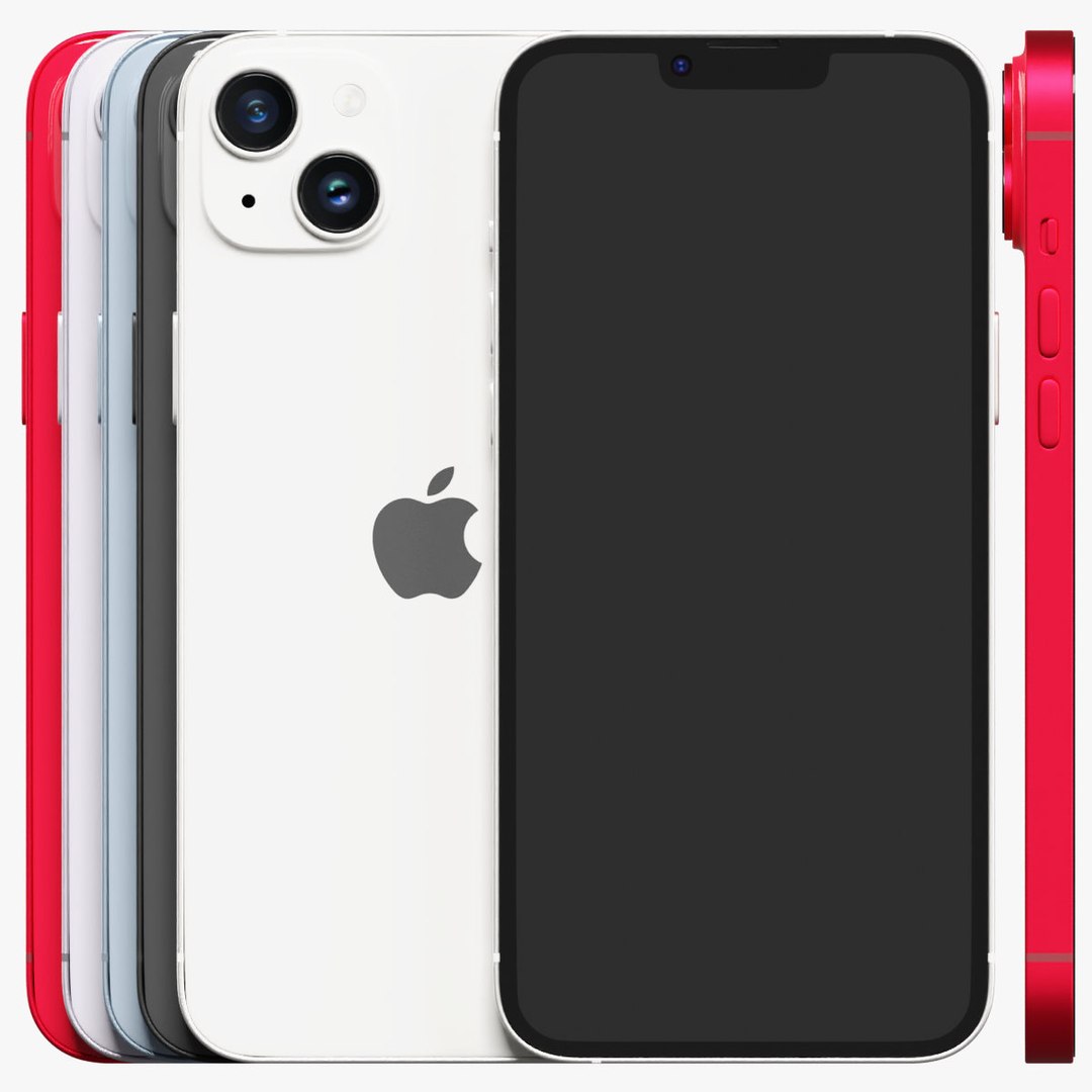 3D iPhone 14 Plus All Colors Smartphone model - TurboSquid 2083518