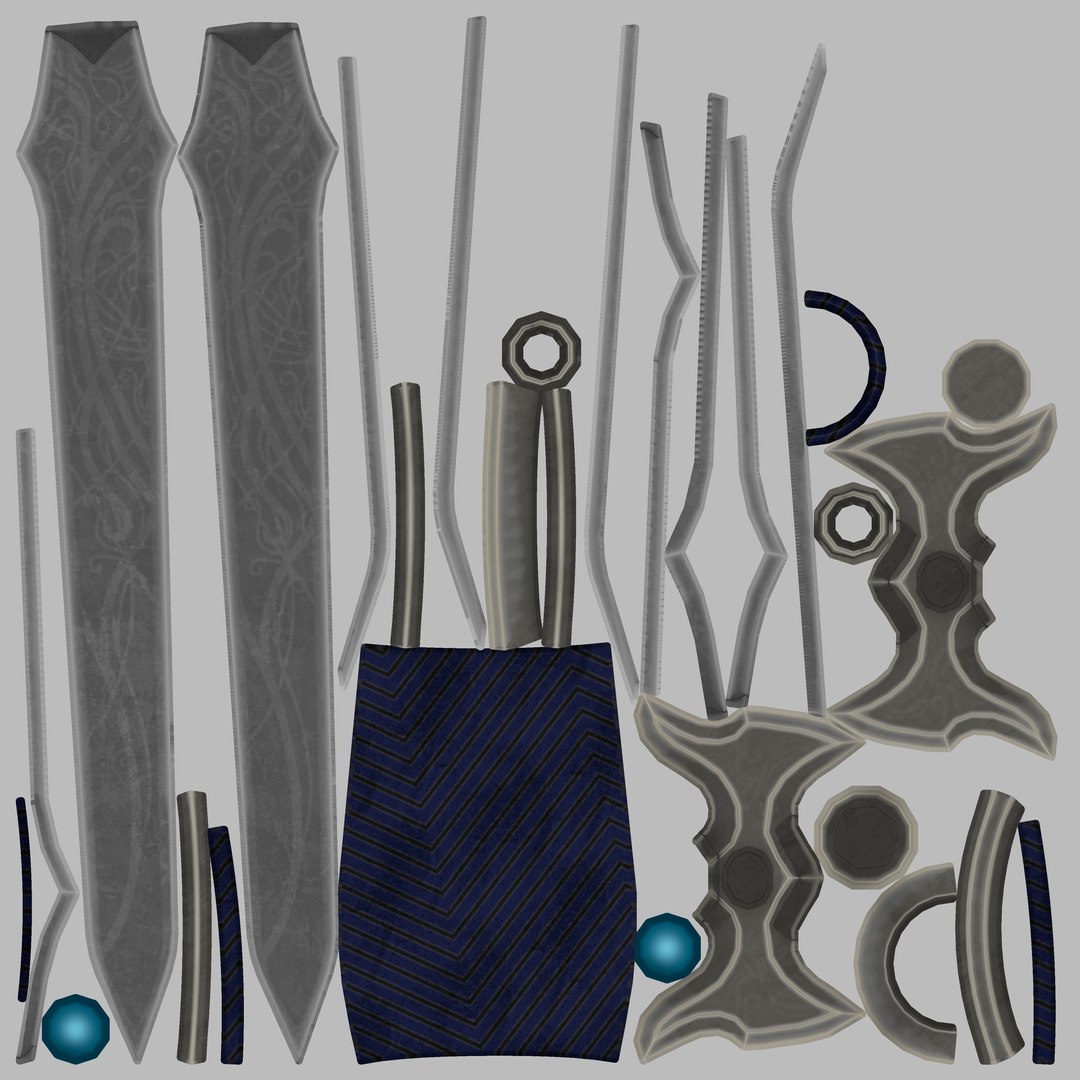 3D Model Fantasy Dagger - TurboSquid 2416124