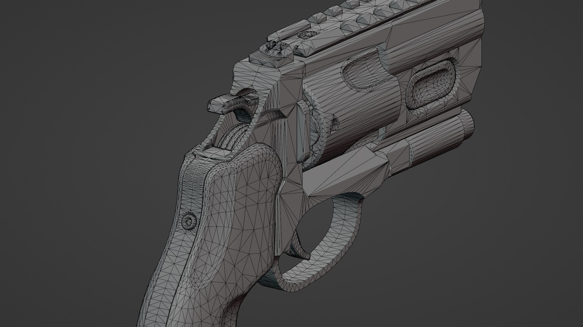 3D Revolver Shotgun R4 Model - TurboSquid 2222847
