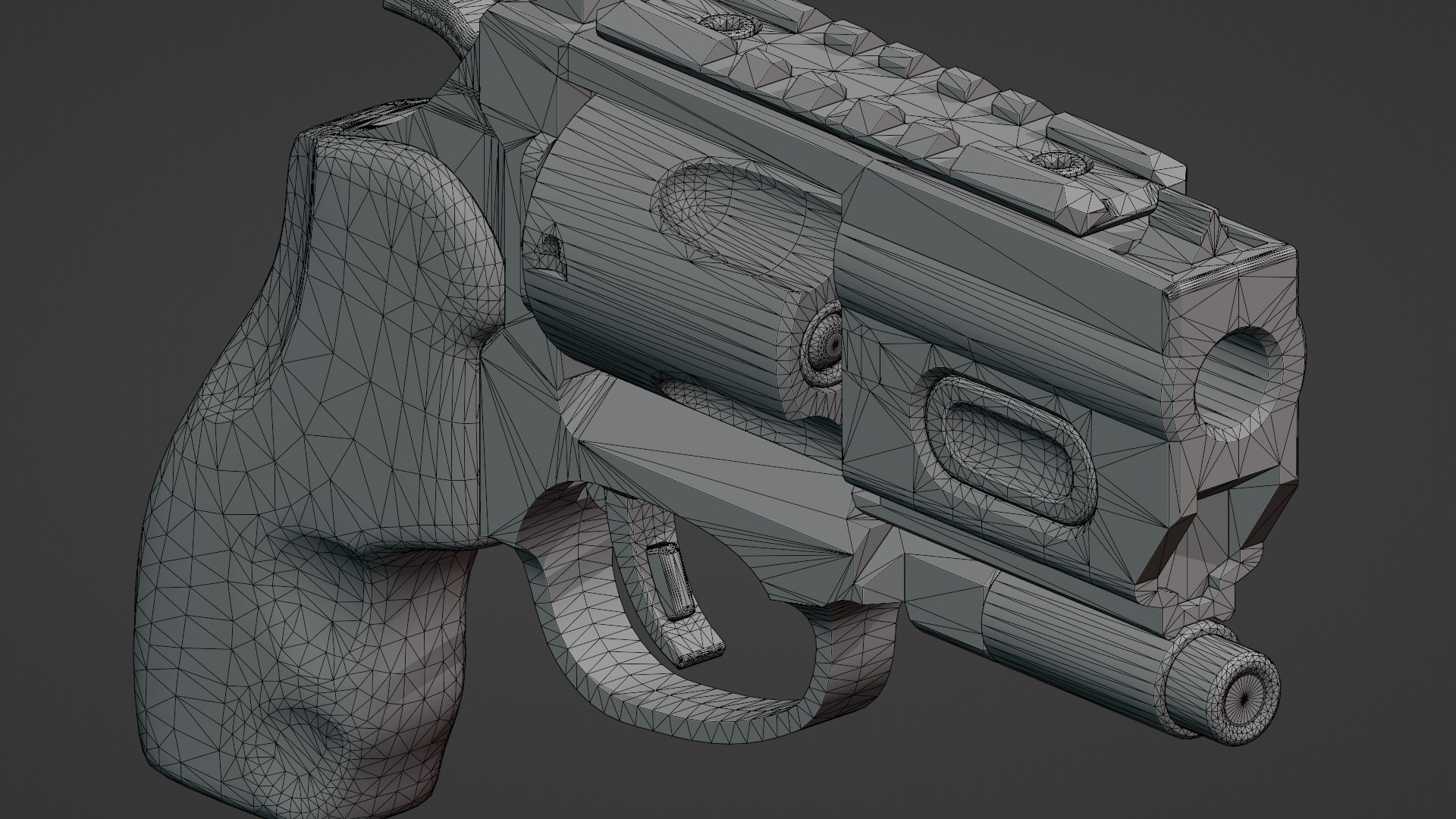 3D Revolver Shotgun R4 Model - TurboSquid 2222847