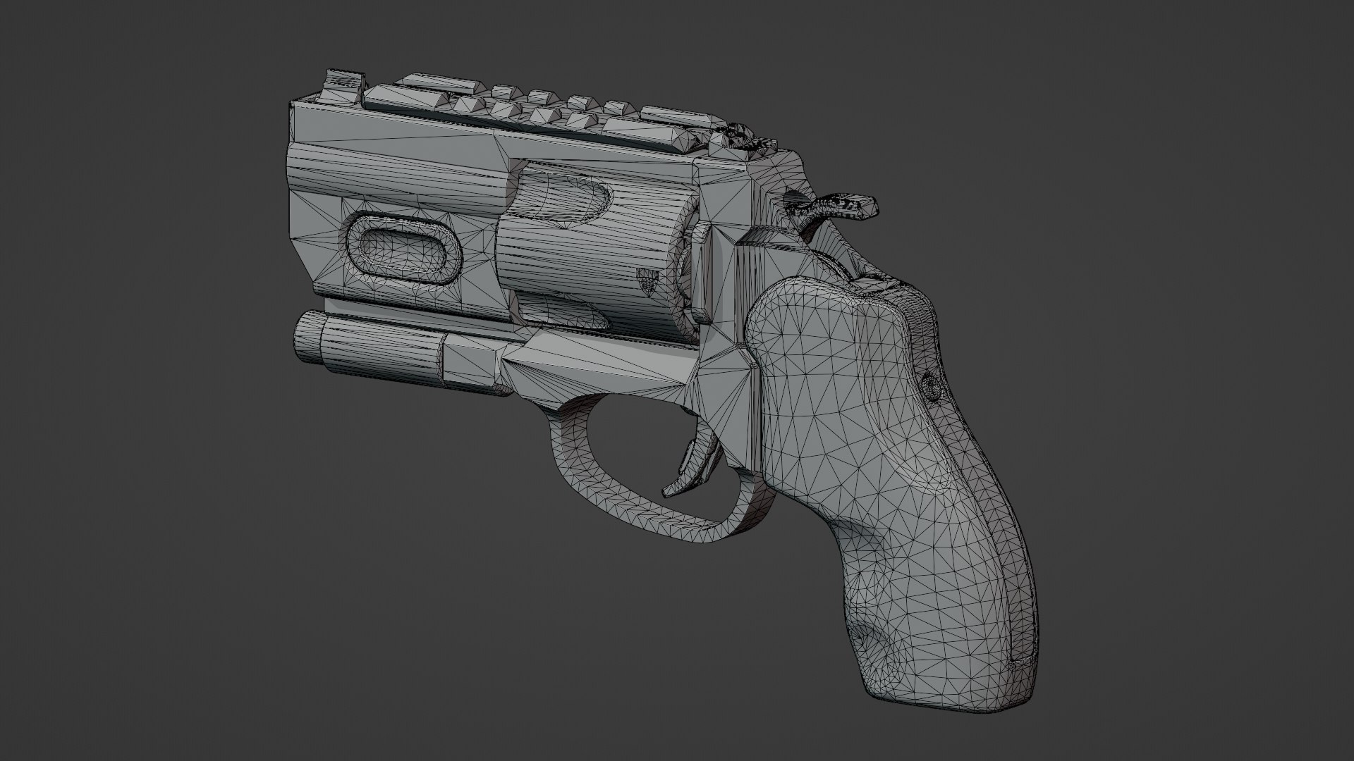 3D Revolver Shotgun R4 Model - TurboSquid 2222847