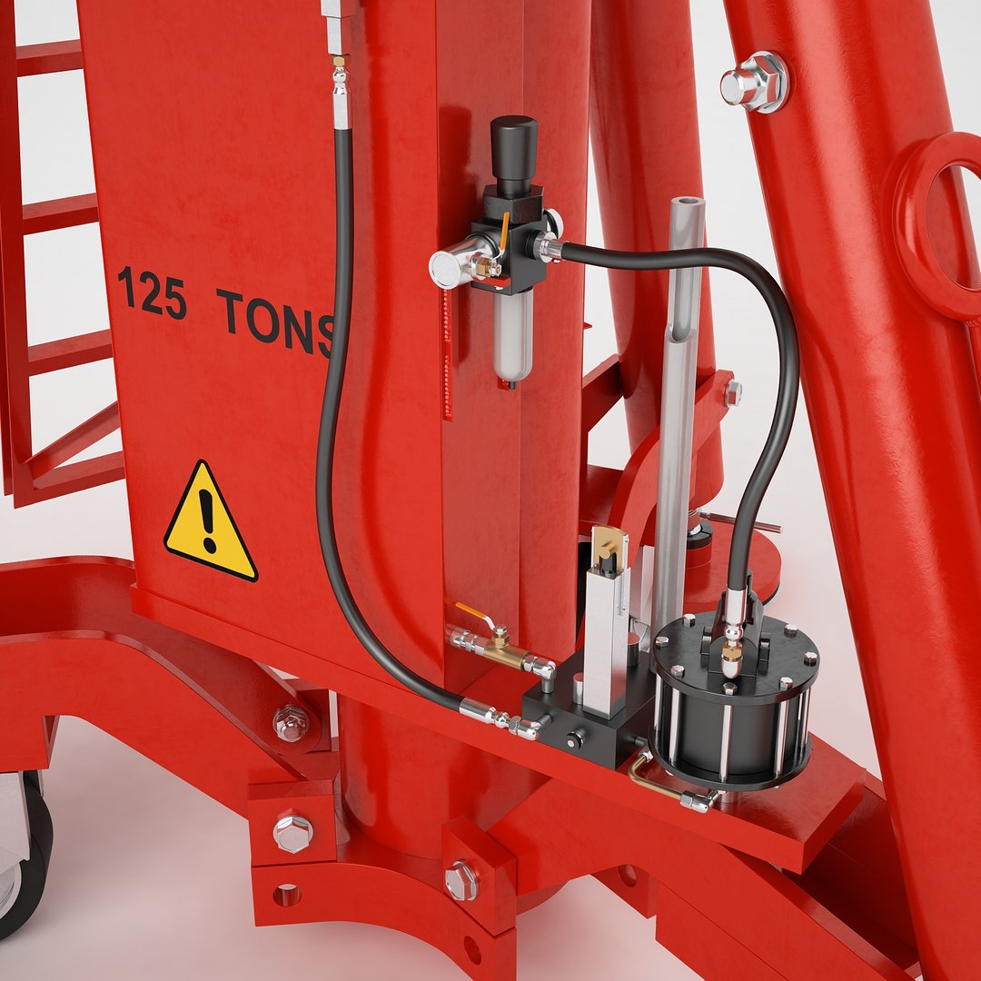Aircraft tripod jack 3D model - TurboSquid 1252155