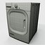3d model white washing machine