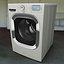 3d model white washing machine