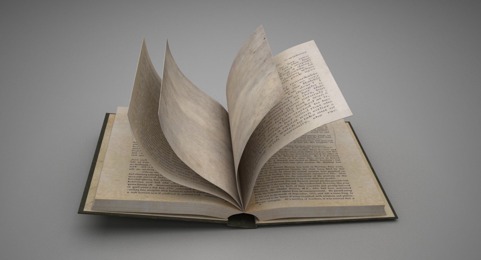 3D Rigged Book - TurboSquid 1175192