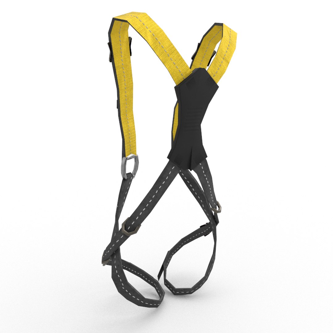 3D Model Safety Harness - TurboSquid 1631471