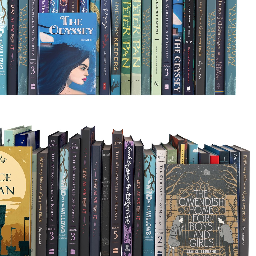 3D Editable Random Books Children Model - TurboSquid 1966542