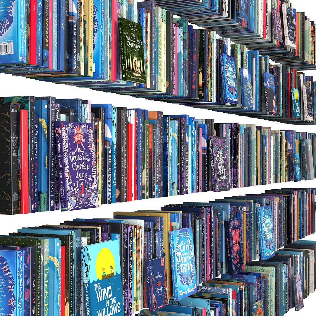 3D Editable Random Books Children Model - TurboSquid 1966542