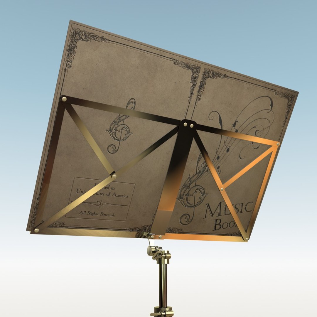 Music Stand 3d Model