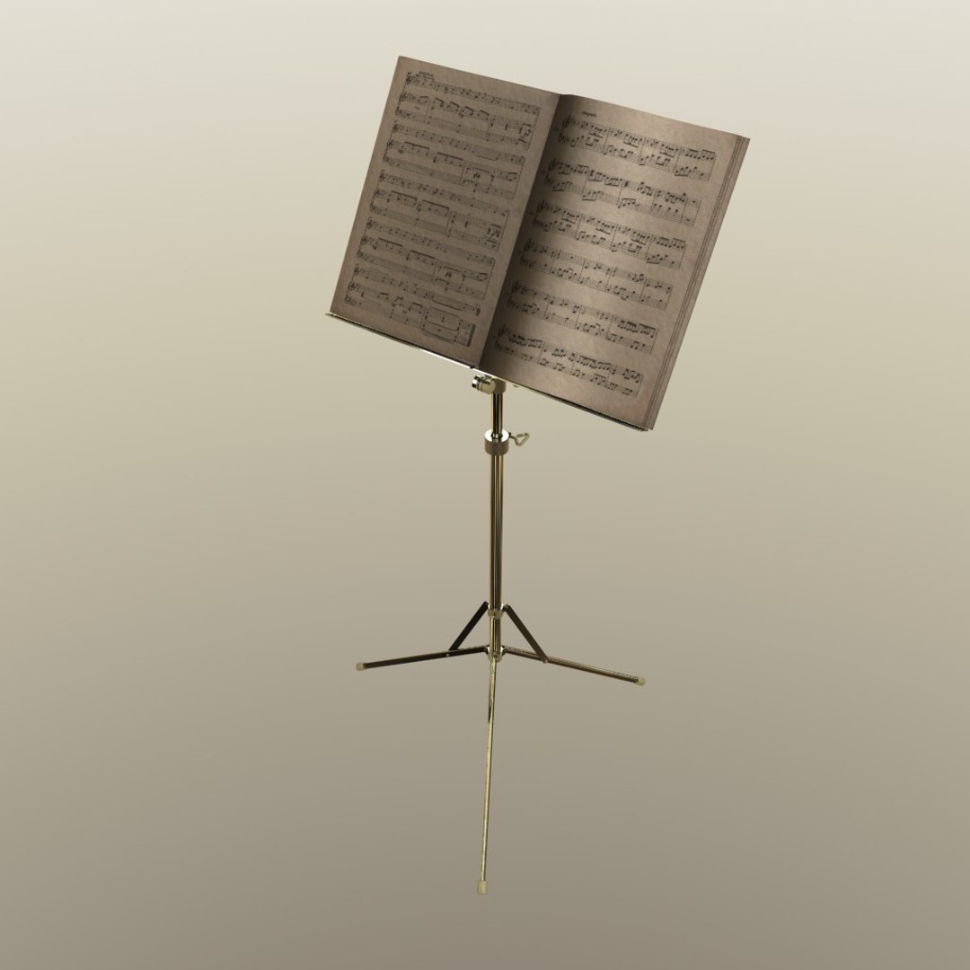 Music Stand 3d Model