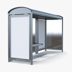 Bus Stop Enclosure 3D Models for Download | TurboSquid