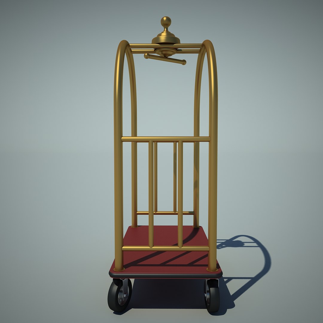 3d Hotel Cart Model