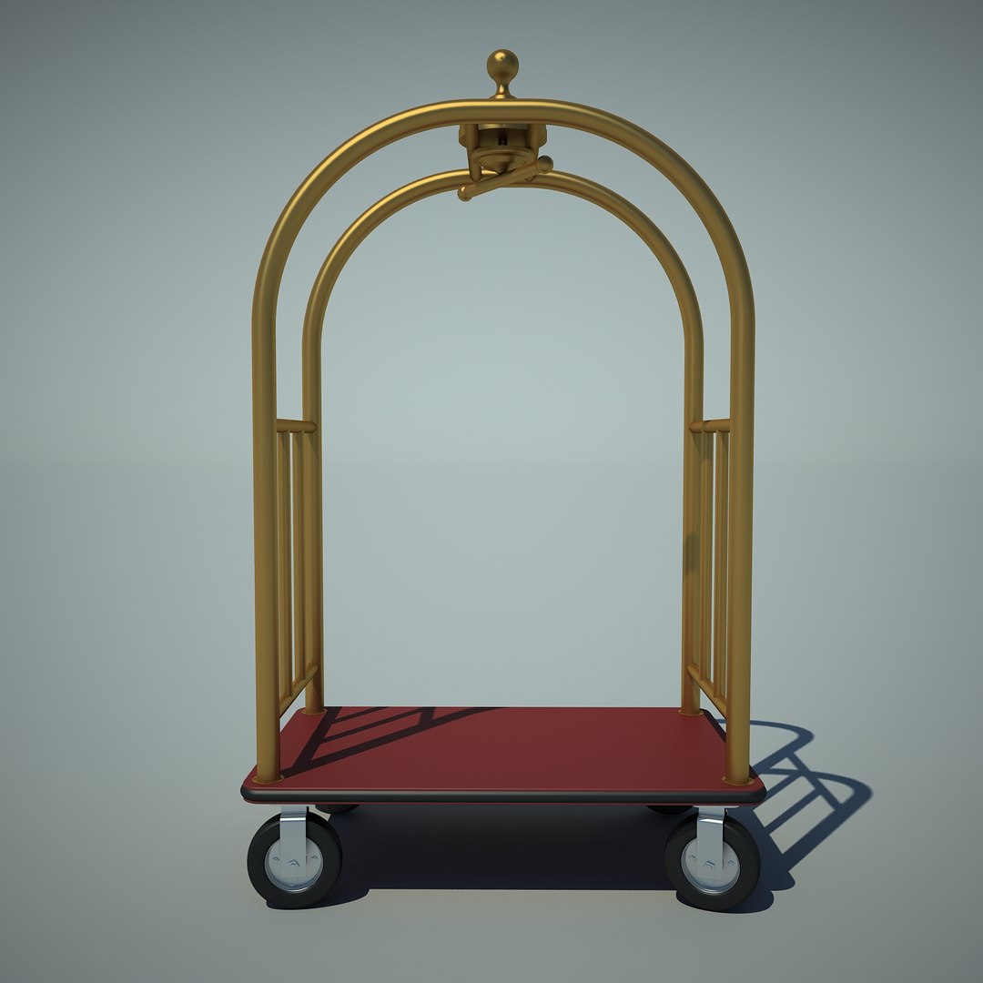 3d Hotel Cart Model