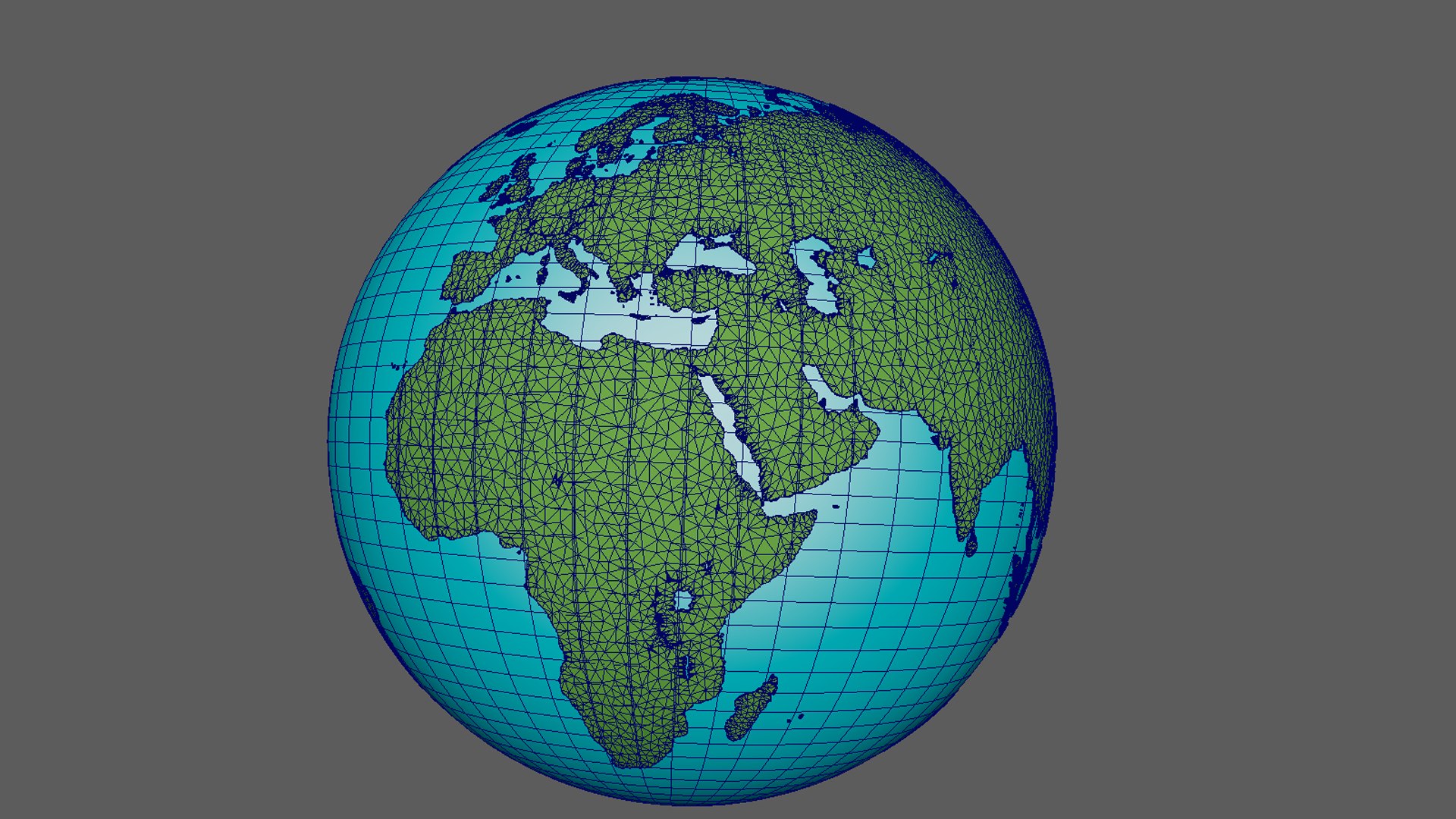 3D Model 3D High Detail Globe - TurboSquid 2233036