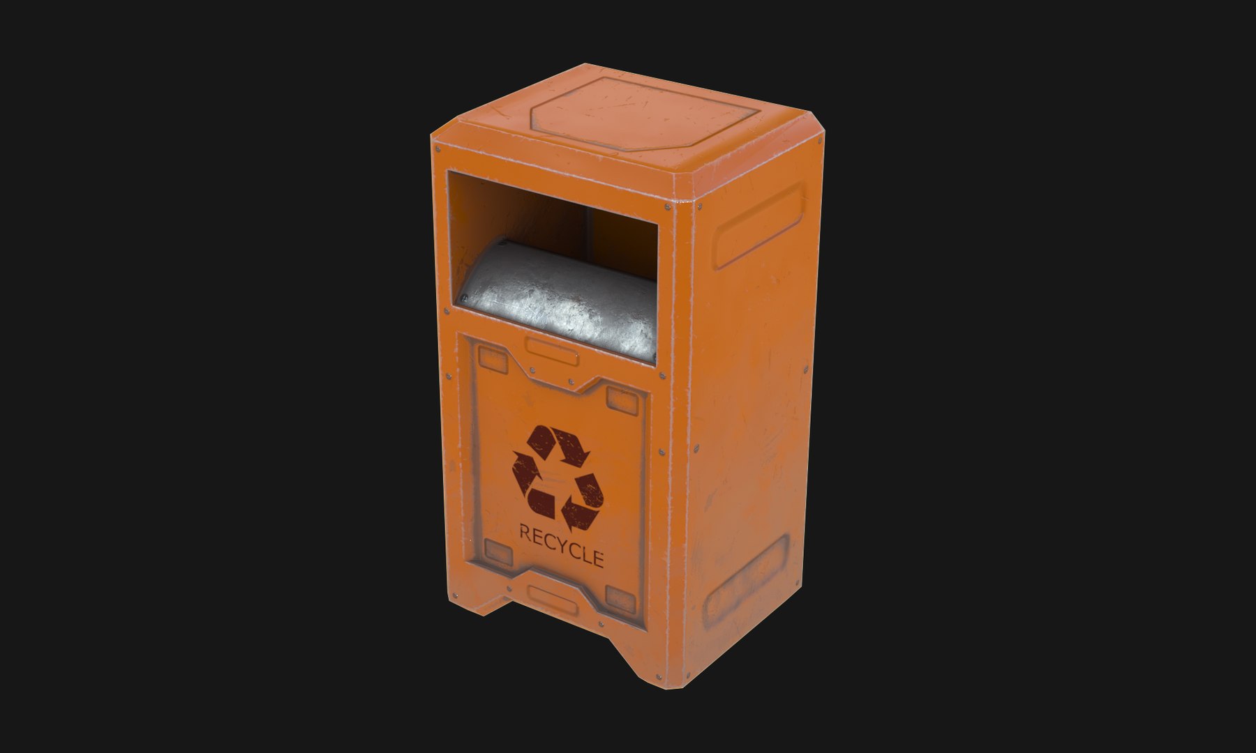 Sci-fi Trash Can 3D - TurboSquid 1826952